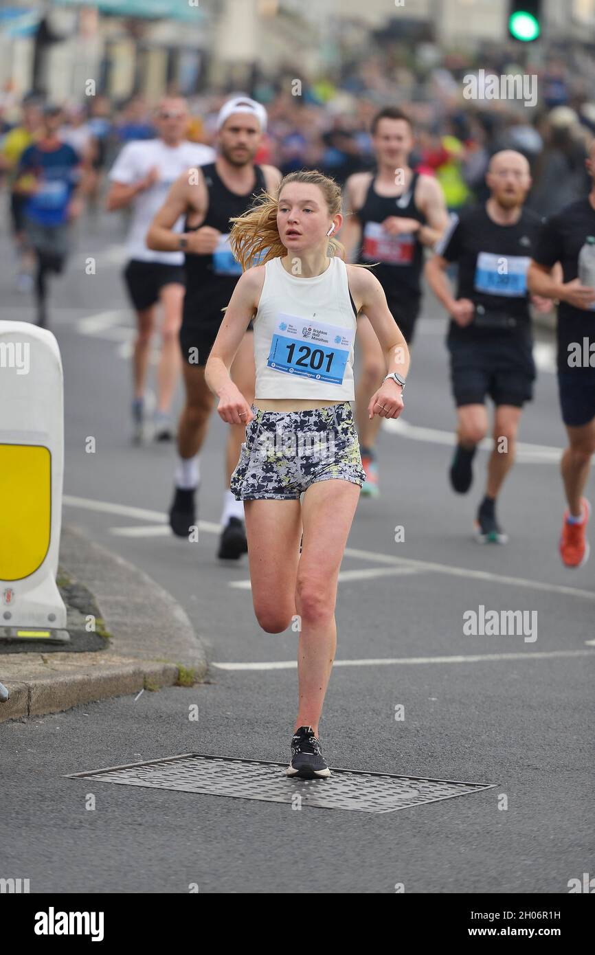 Brighton Half Marathon 2021. Picture Terry Applin Stock Photo - Alamy