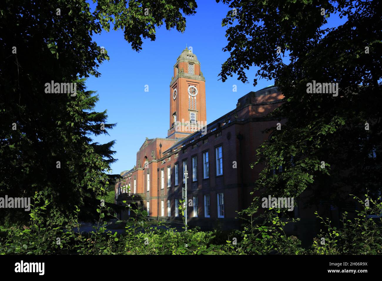 The Trafford Town Hall, Greater Manchester, Lancashire, England, UK ...