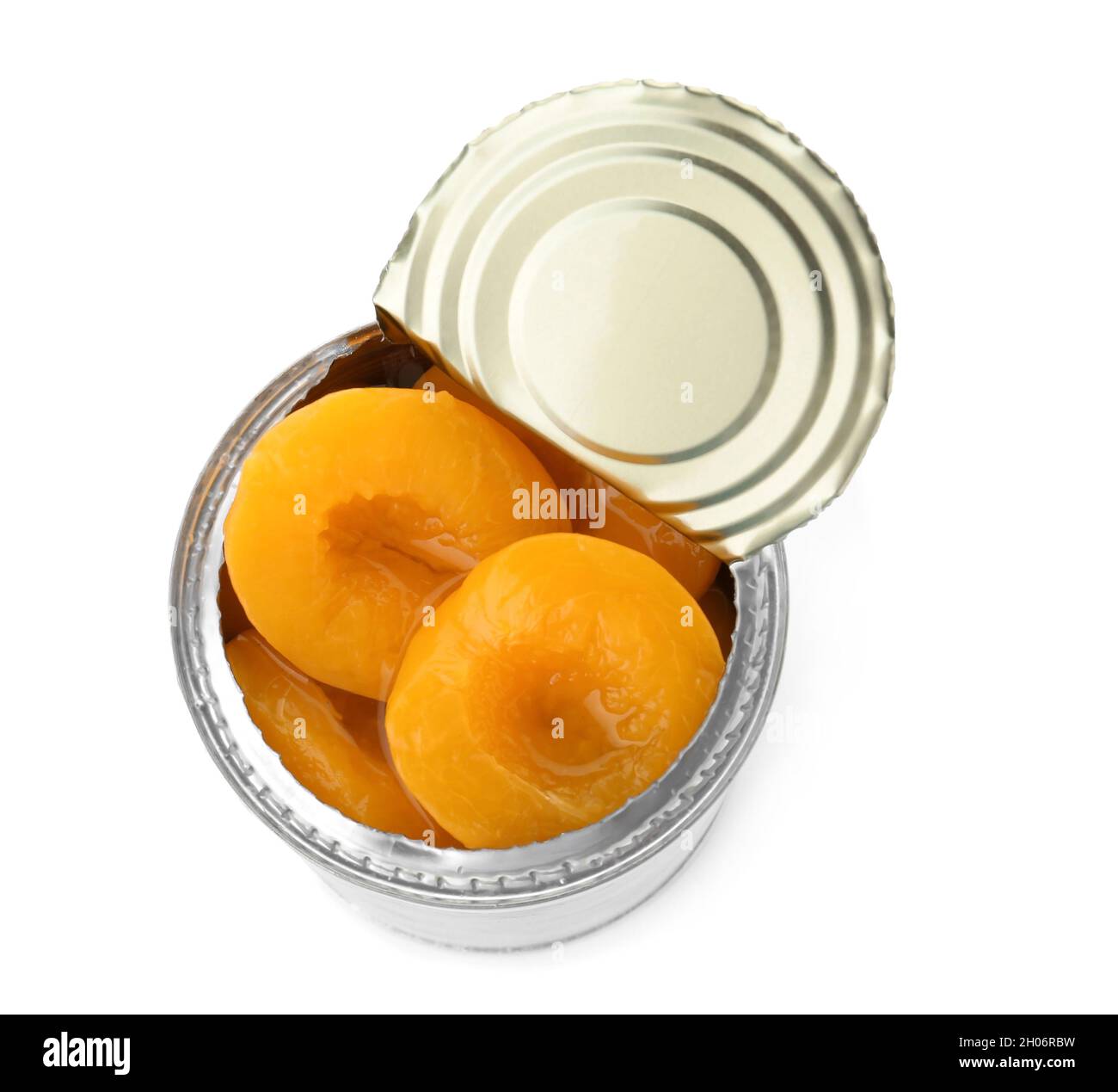 Tin canned peaches hi-res stock photography and images - Alamy
