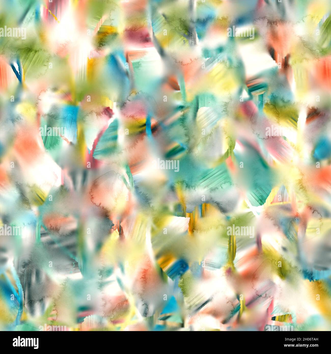 Seamless watercolor wash painting pattern swatch for surface print ...