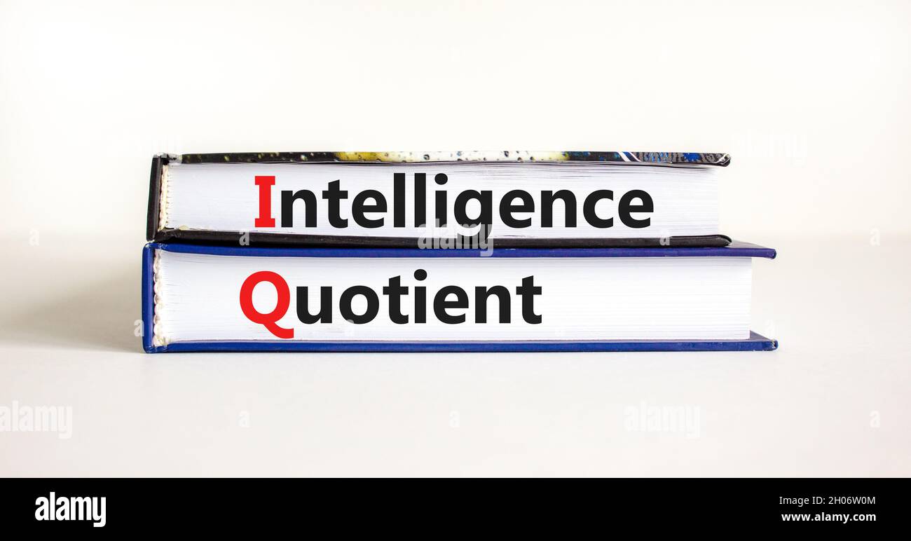 IQ intelligence quotient symbol. Concept words 'IQ intelligence ...