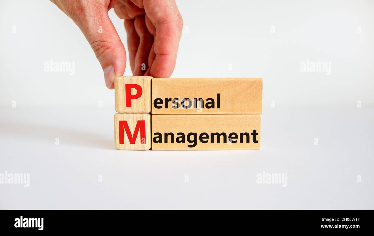 Personal management symbol. Concept words 'Personal management' on ...