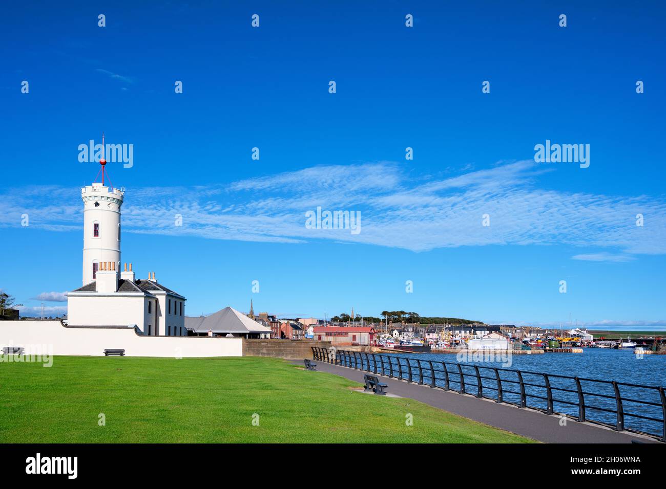 Signal Tower, Arbroath, Scotland, UK Stock Photo - Alamy