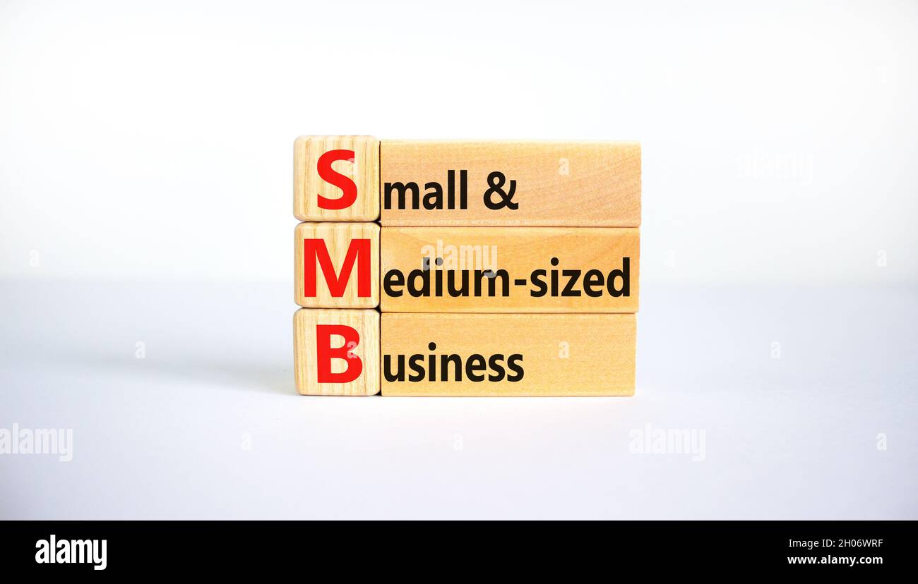SMB small and medium-sized business symbol. Words SMB small and medium ... SMB small and medium-sized business symbol. Words SMB small and medium ...