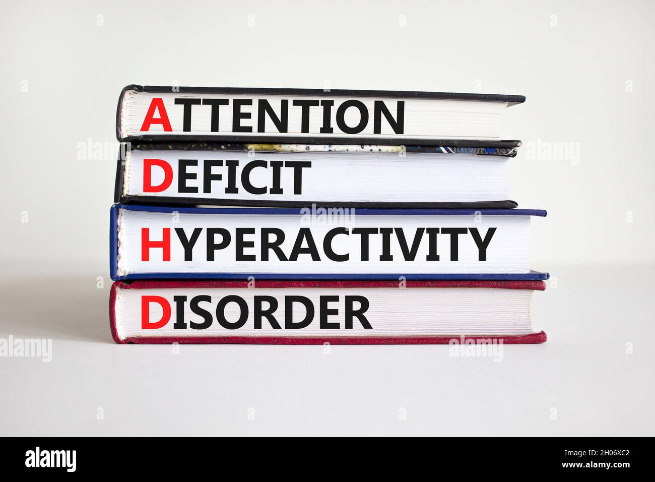 ADHD, Attention Deficit Hyperactivity Disorder symbol. Concept words ...