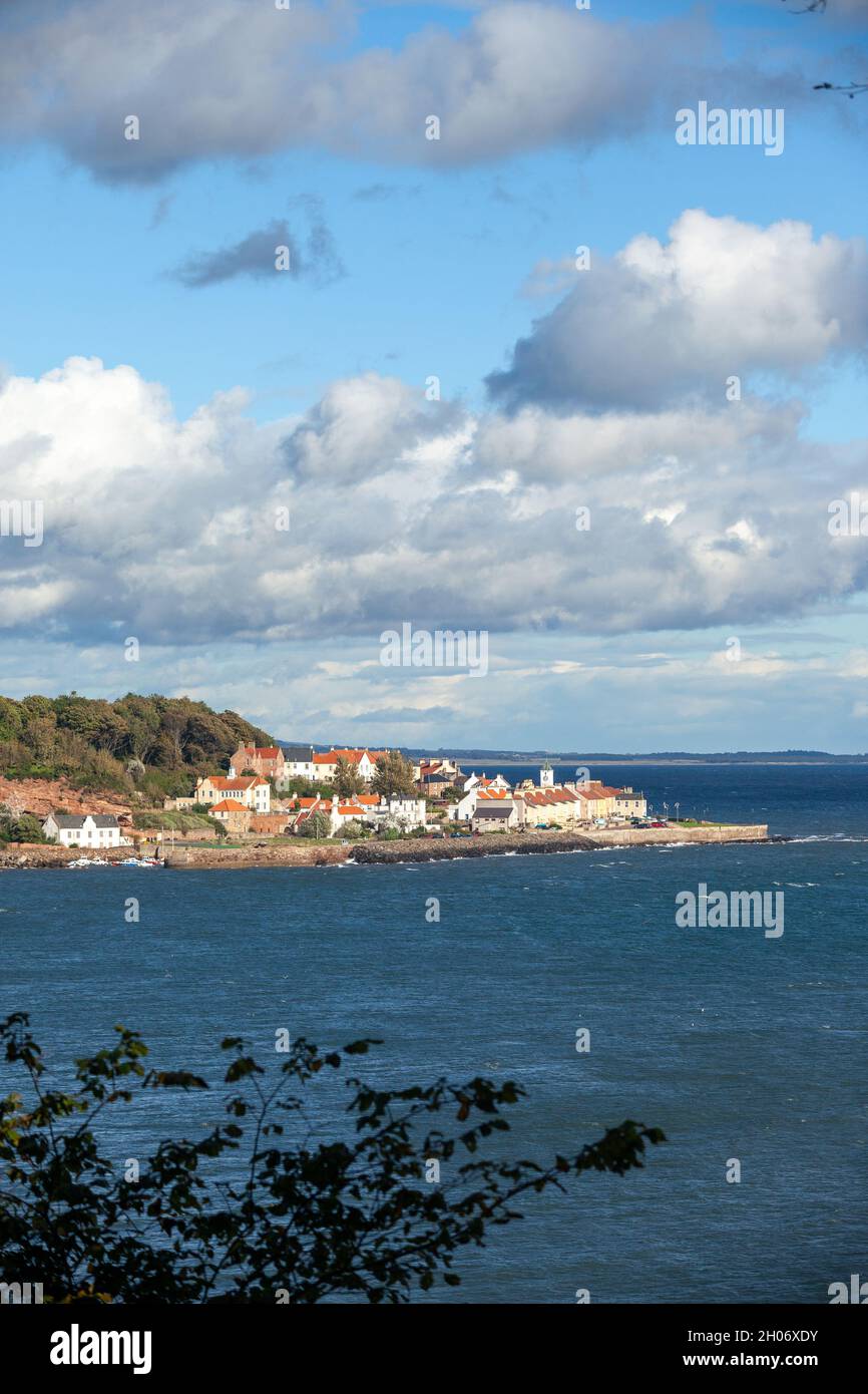 The attractive coastal village of West Wemyss near Kirkcaldy Fife ...