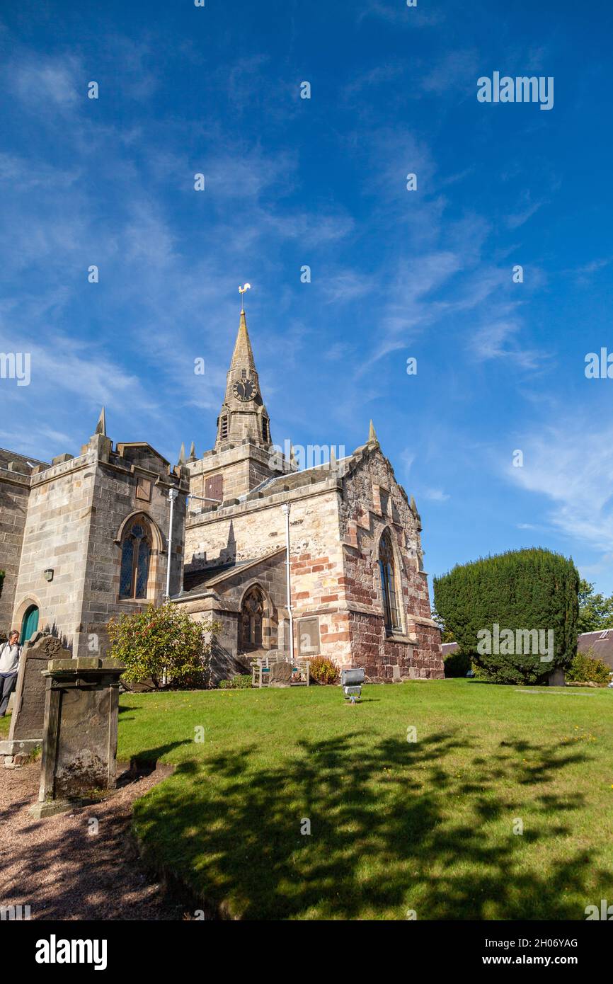 Largo and Newburn Parish Church in Upper Largo Fife Scotland Stock ...