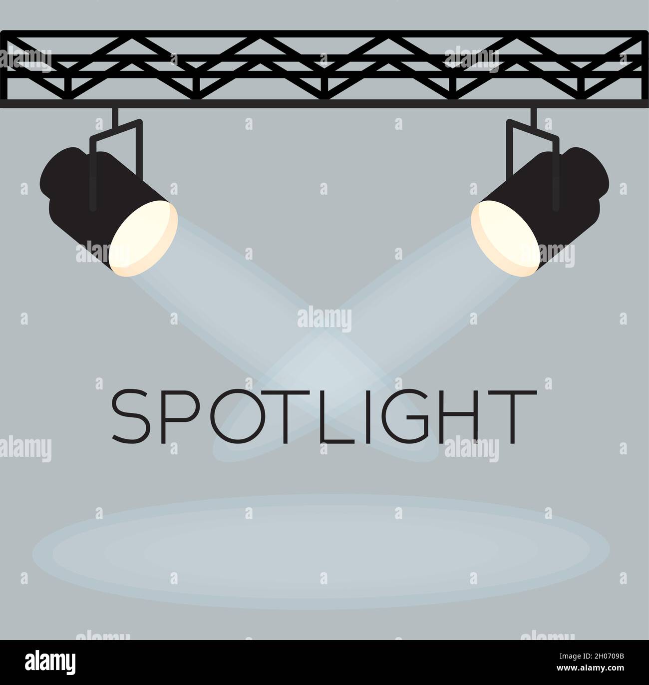 spotlight reflector illustration Stock Vector Image & Art - Alamy