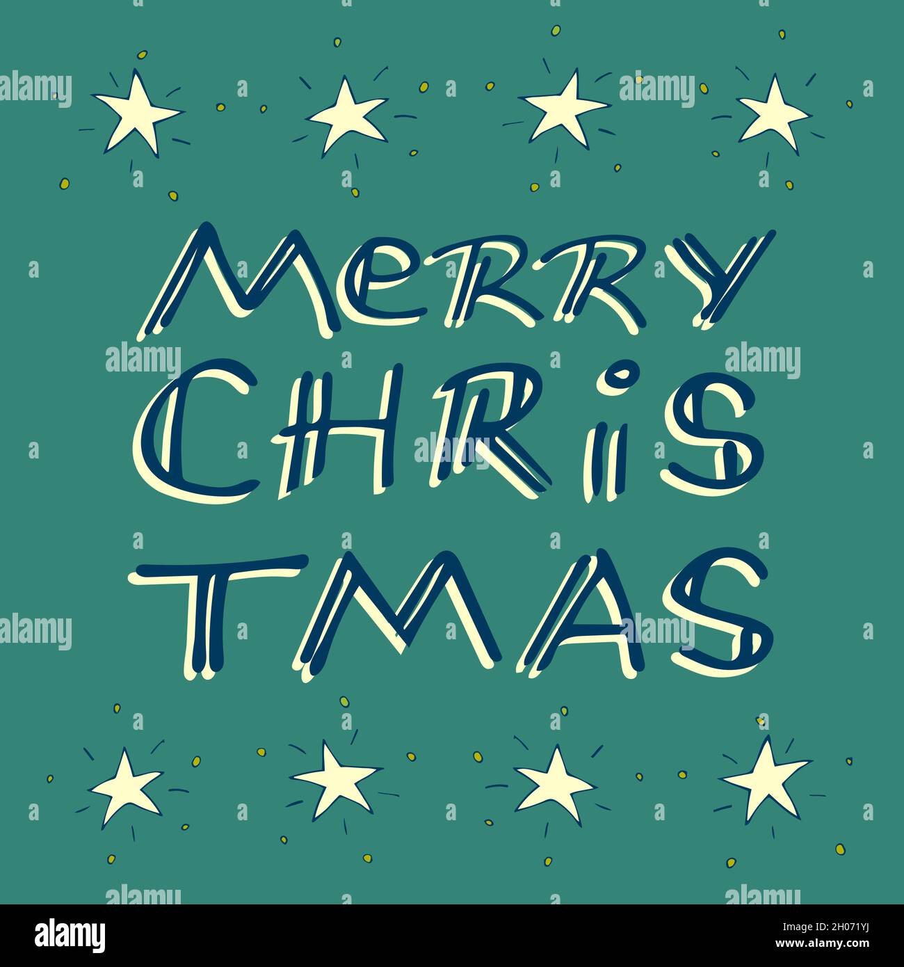 Merry christmas with stars hi-res stock photography and images - Alamy