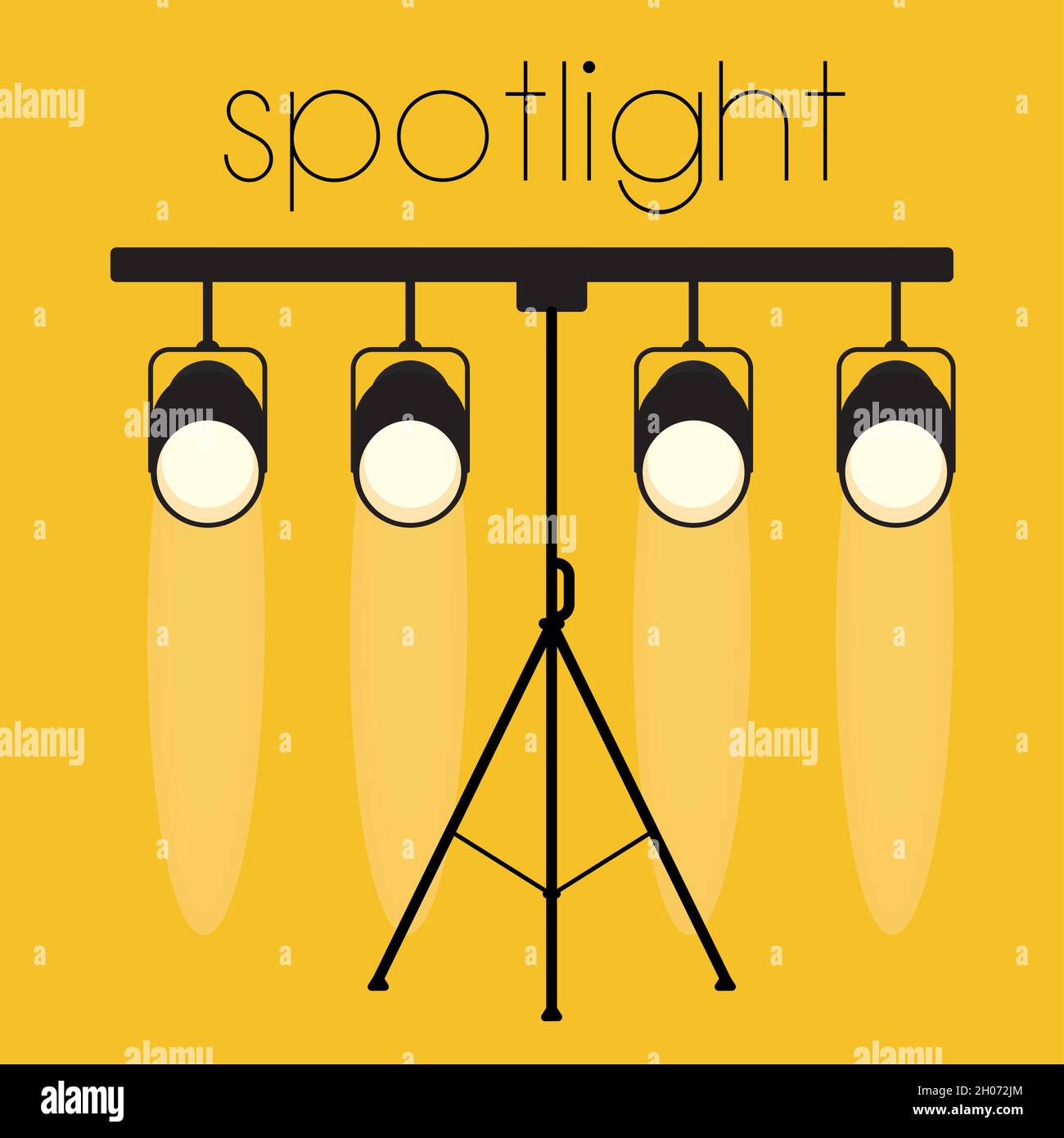 spotlight reflector poster Stock Vector Image & Art - Alamy