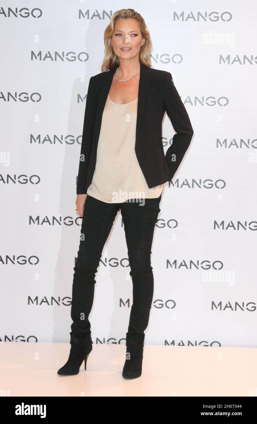 London, UK. Kate Moss is unveiled as the new face of fashion brand ...