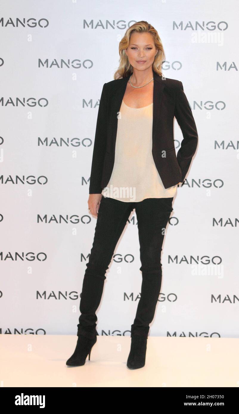 London, UK. Kate Moss is unveiled as the new face of fashion brand ...