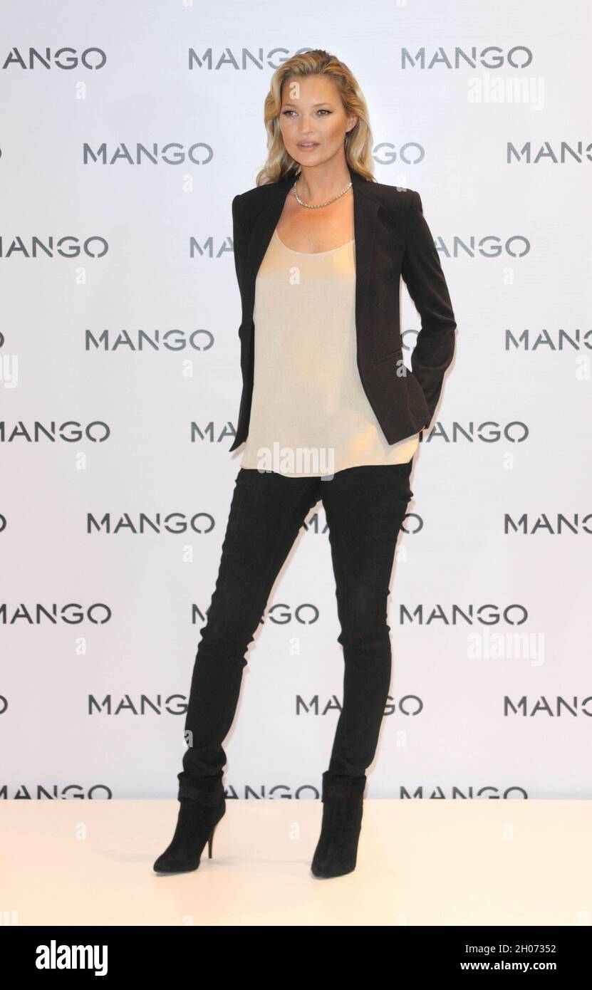 London, UK. Kate Moss is unveiled as the new face of fashion brand ...
