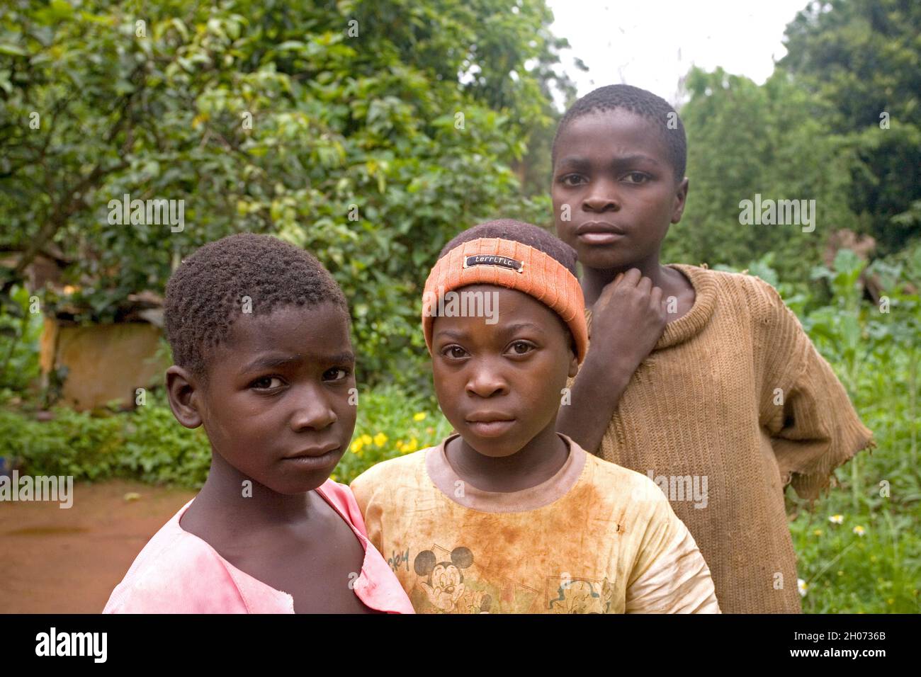 Boys in a rural village. Zimbabwe. December 12, 2007 Stock Photo - Alamy