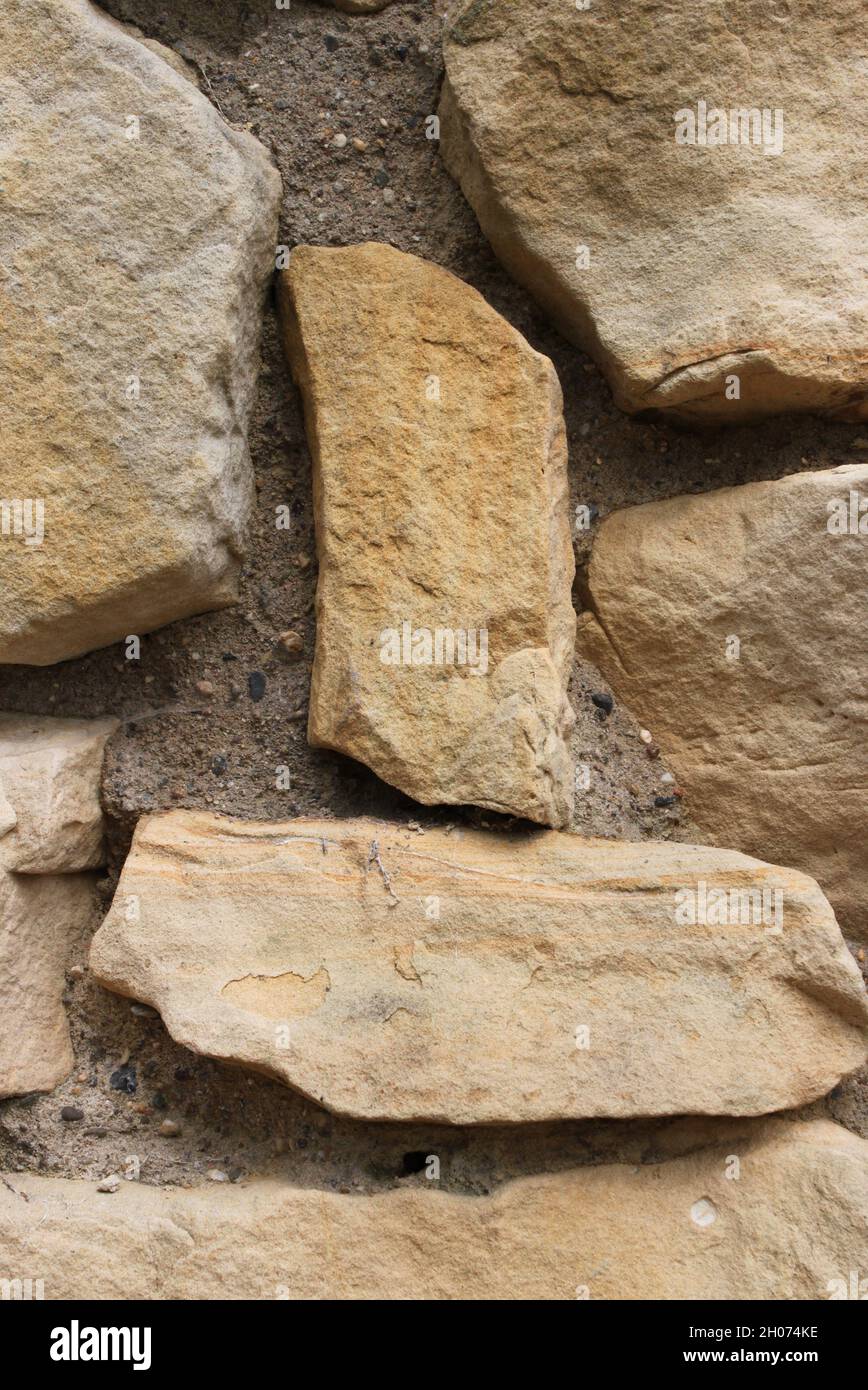 Closeup sandstone concrete block hi-res stock photography and images ...
