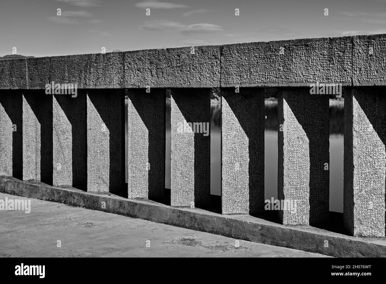 The Sichar reservoir in Ribesalbes, Castellon province, Spain, Europe ...