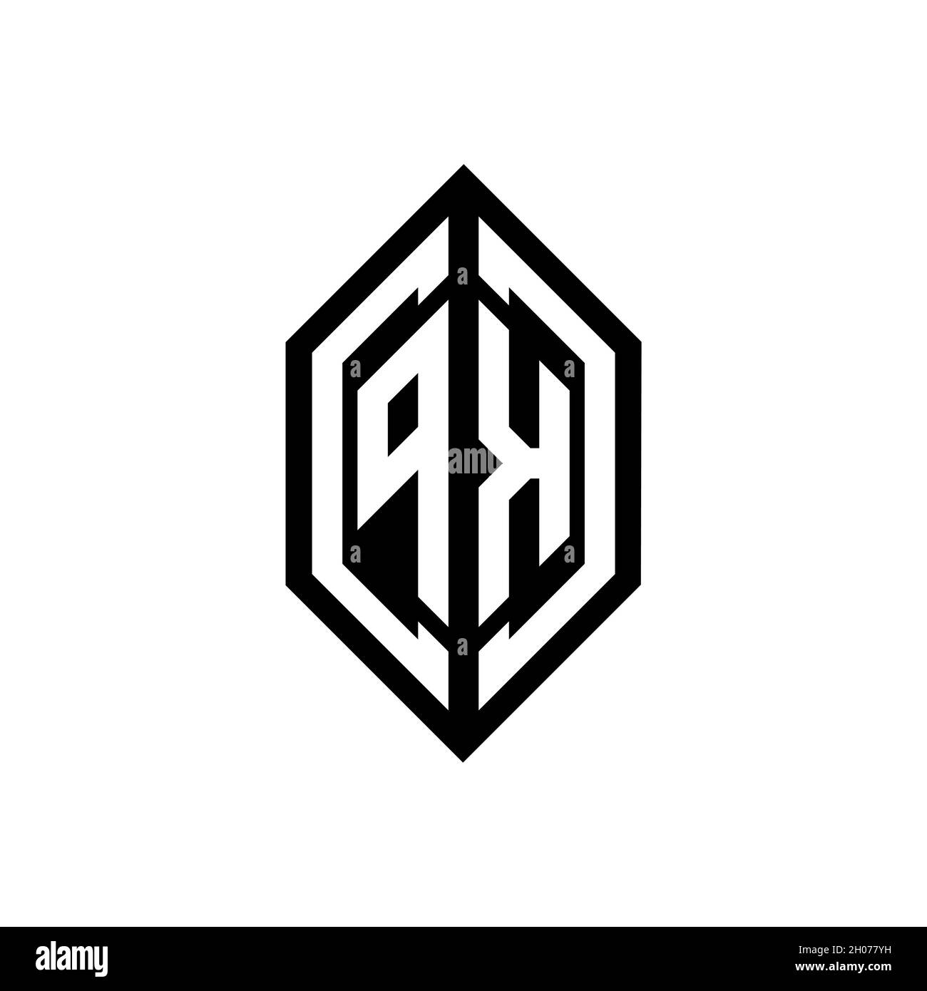 QB Monogram Logo geometric initial with wing shape style design template. Wing initial logo ...