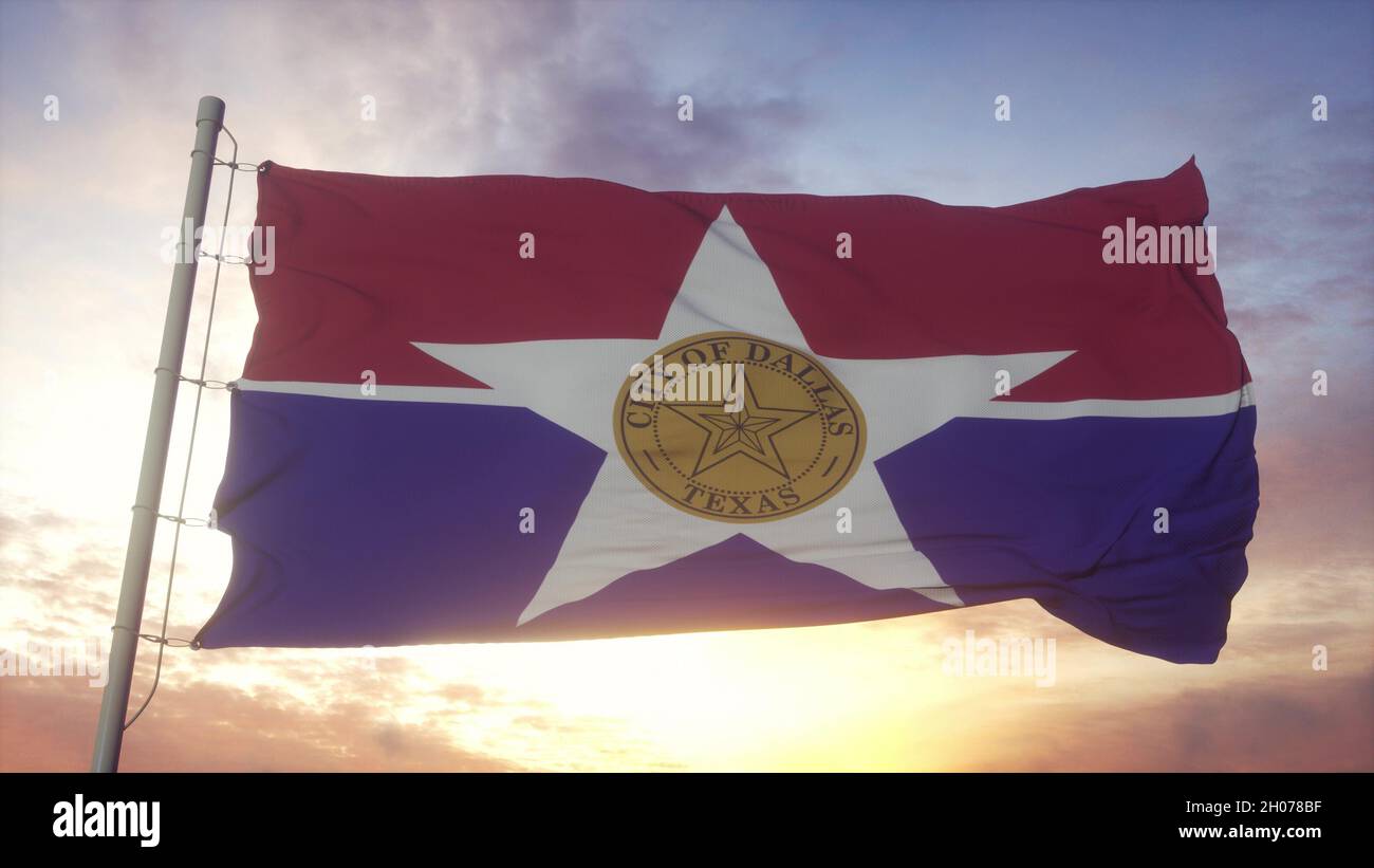Dallasite flag hi-res stock photography and images - Alamy