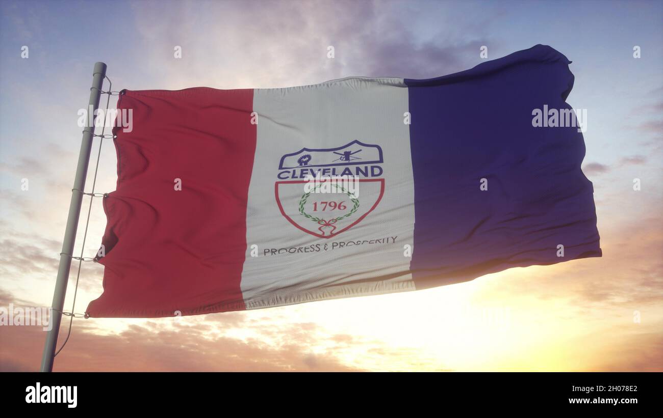 Clevelander flag hi-res stock photography and images - Alamy