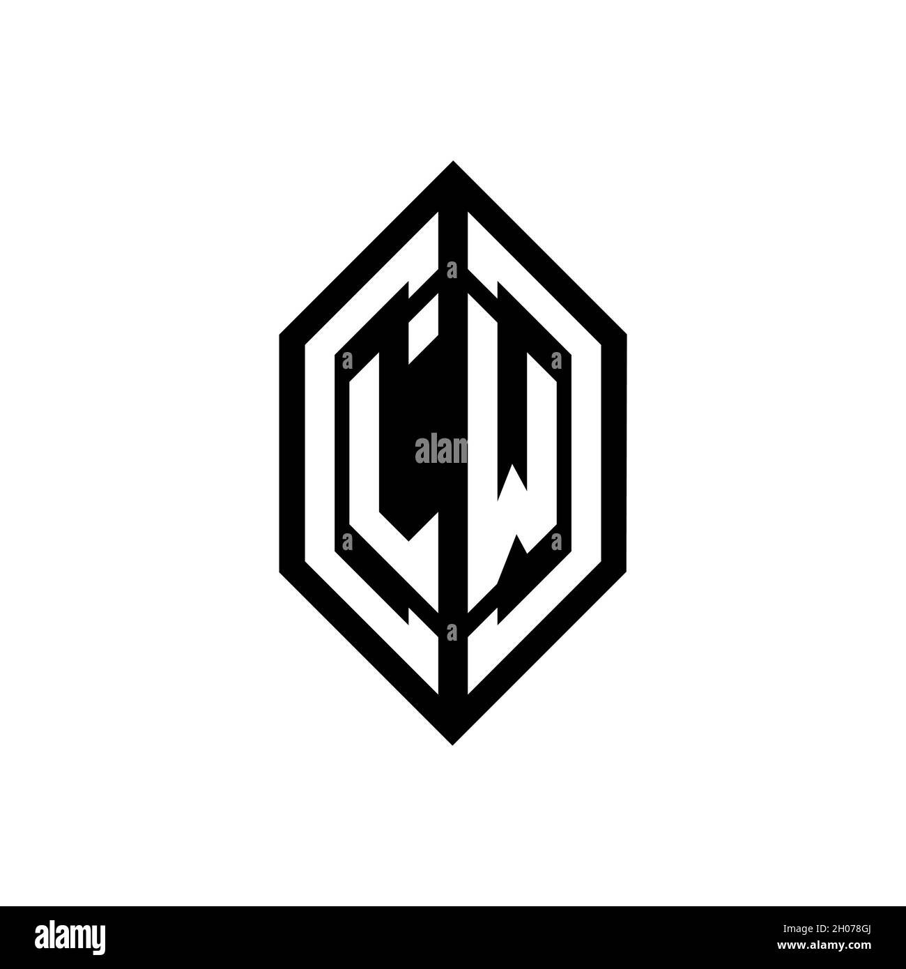 MI Monogram Logo geometric initial with wing shape style design ...