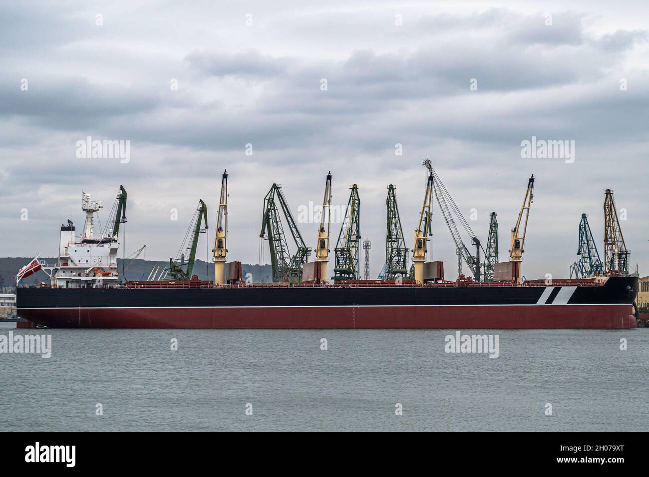 Deck crane on board hi-res stock photography and images - Alamy