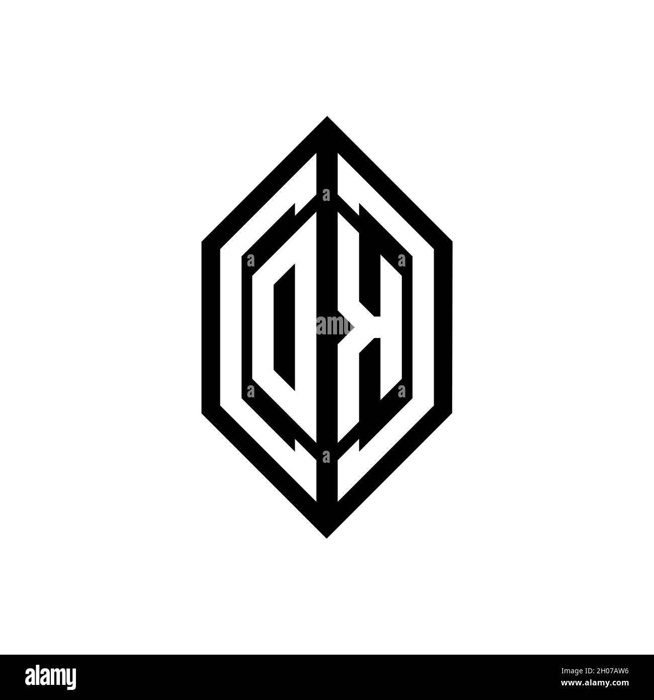 OK logo with geometric shape vector monogram design template isolated ...