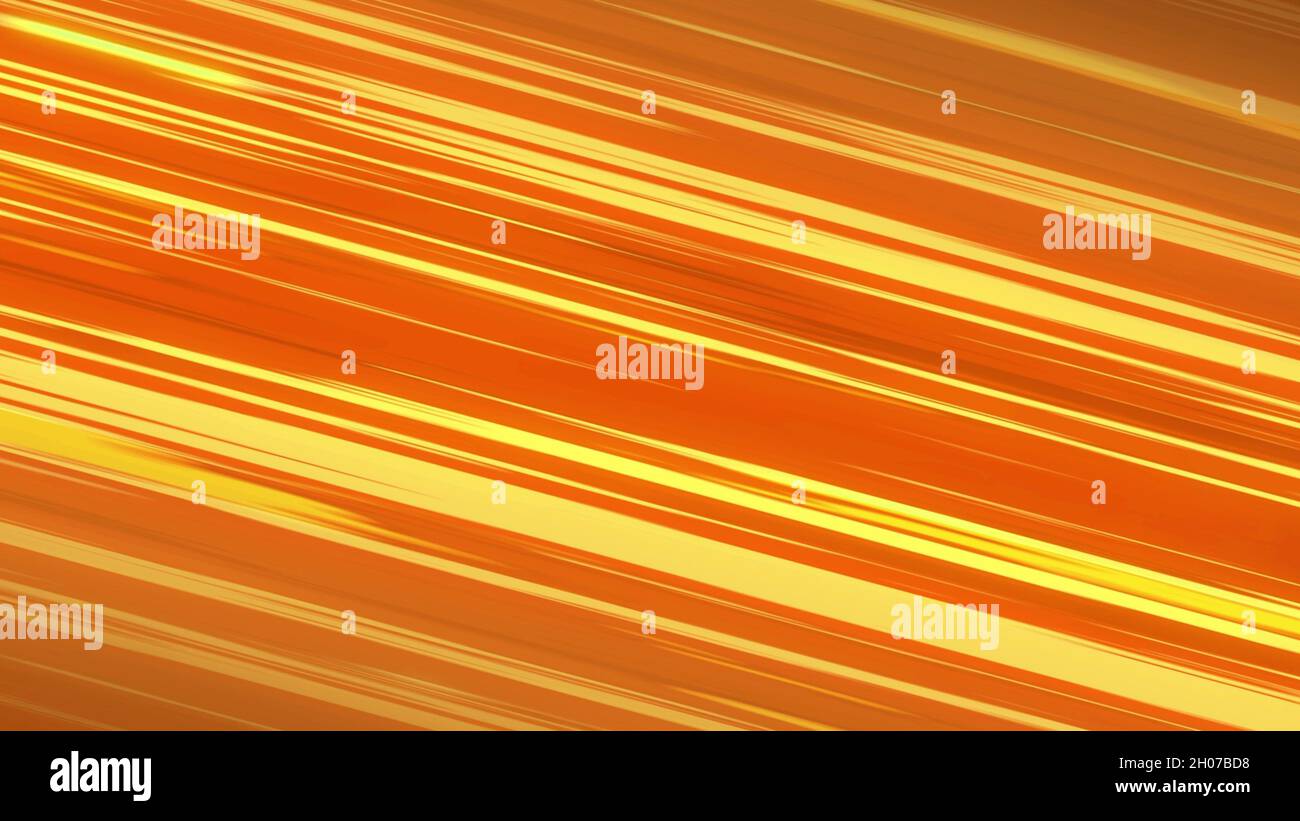 Abstract speed lines background, energy. Comic style orange diagonal speed lines. 3d rendering ...