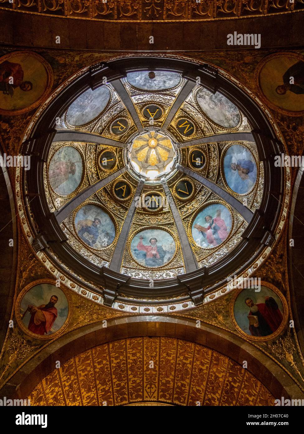 Dome inside the monastery church hi-res stock photography and images ...