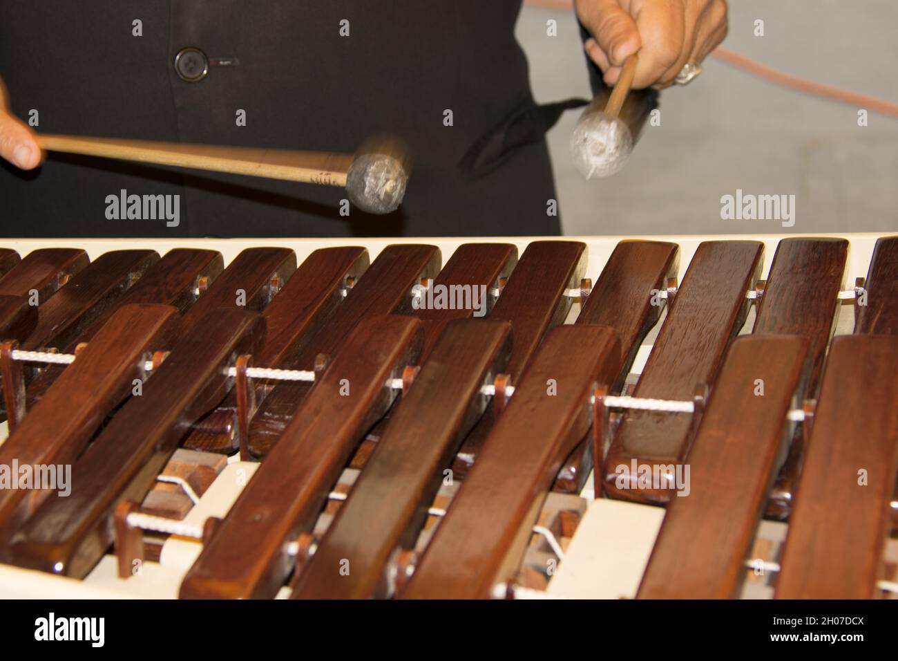 National instrument of Guatemala made with Hormigo wood the marimba ...