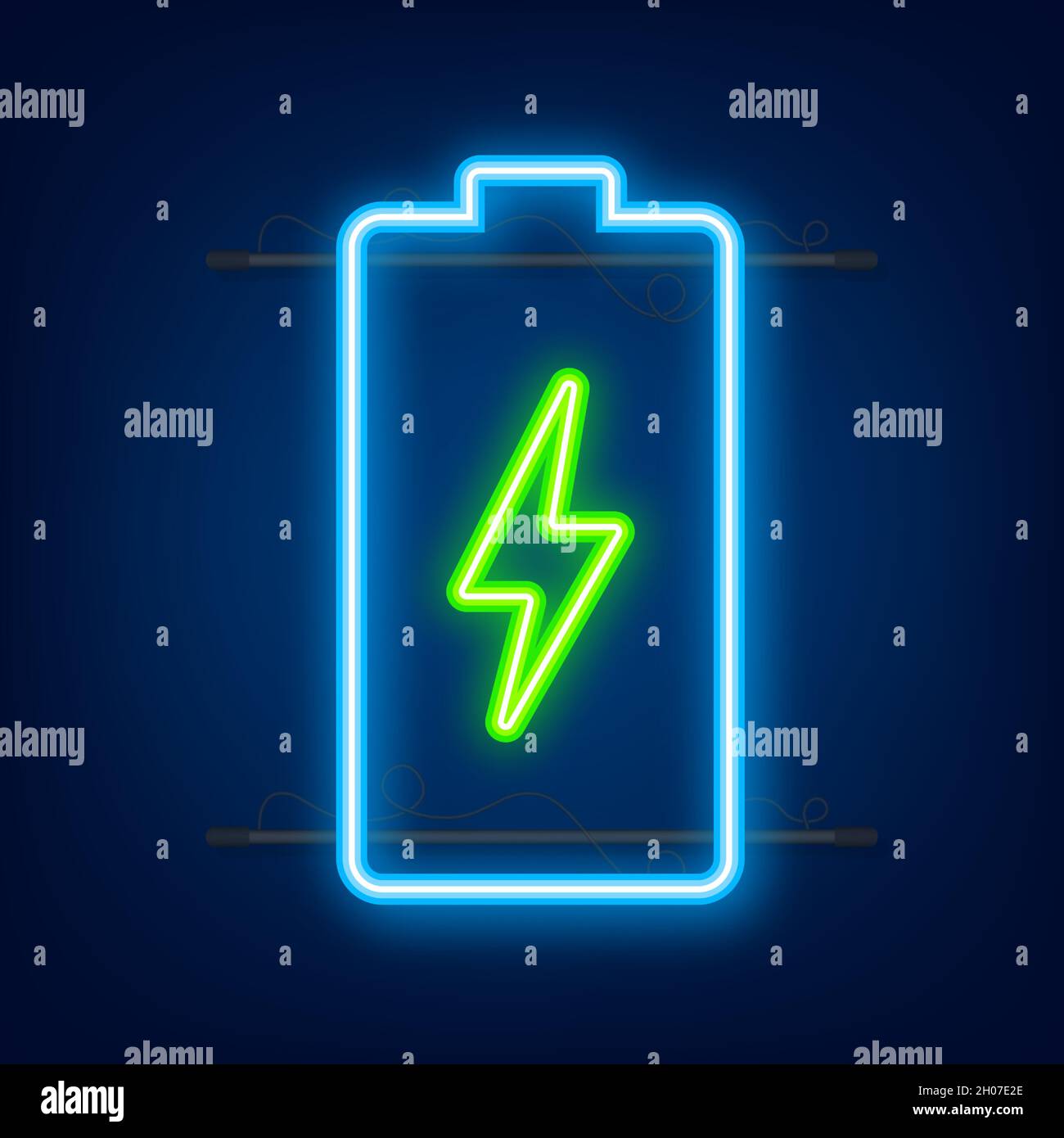 Charging battery. Battery charge level indicators. Vector illustration ...