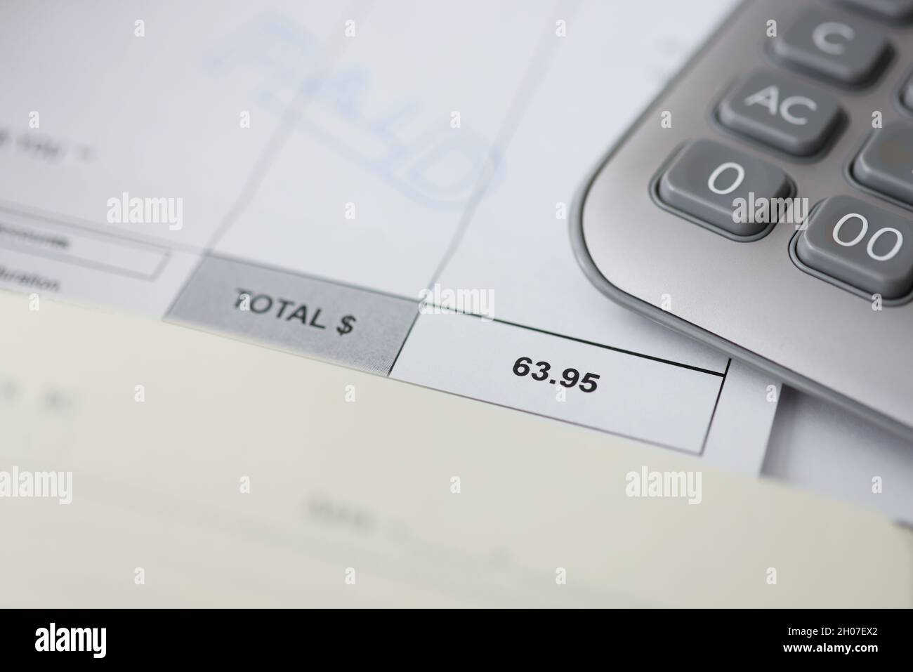 Invoice billing paper hi-res stock photography and images - Alamy