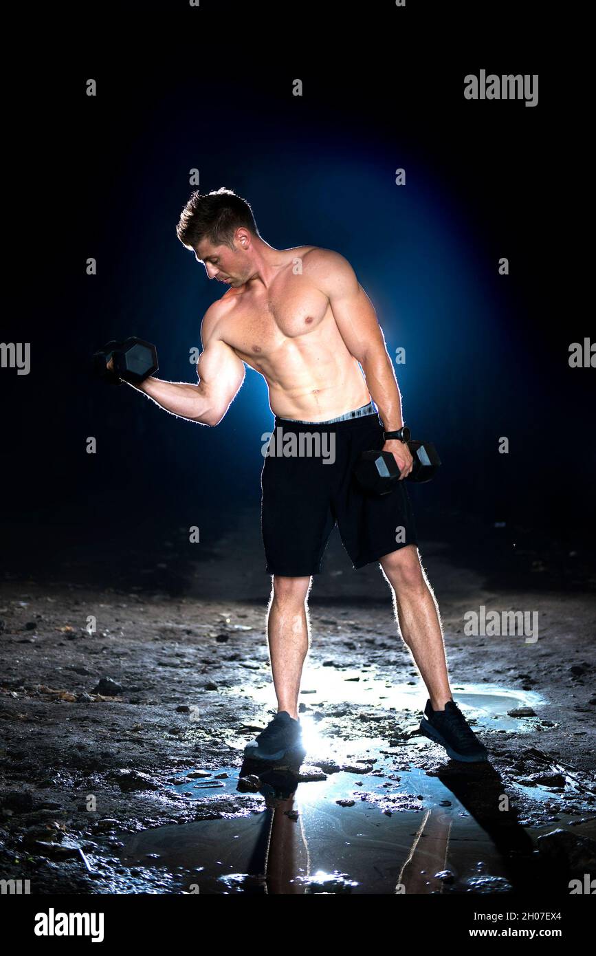Strong muscular male hi-res stock photography and images - Alamy