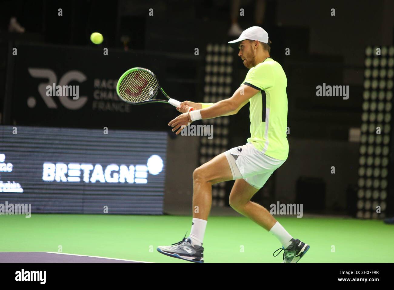 Benjamin Bonzi of France Finale during the Open de Rennes tournament on ...