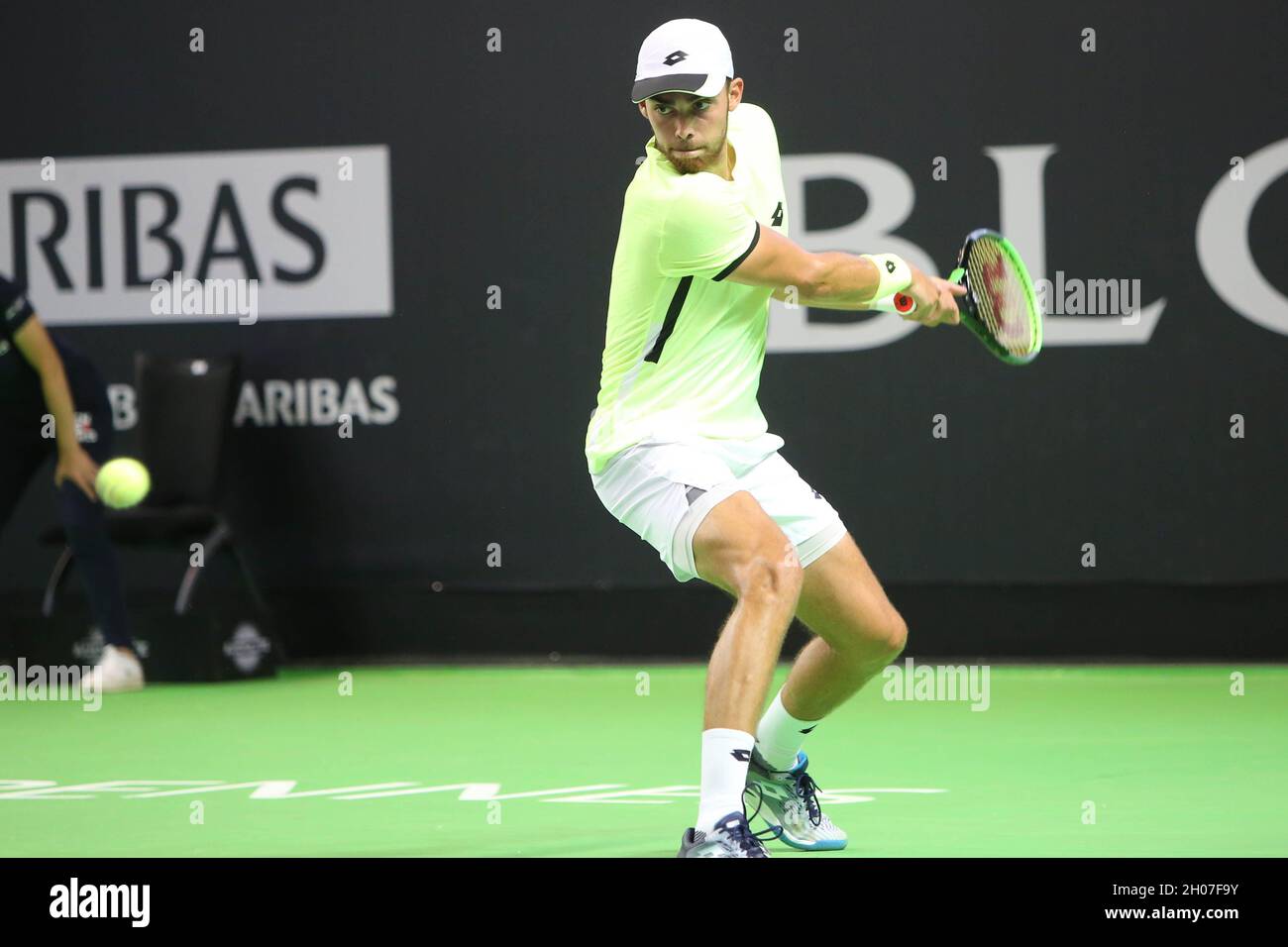 Benjamin Bonzi of France Finale during the Open de Rennes tournament on ...