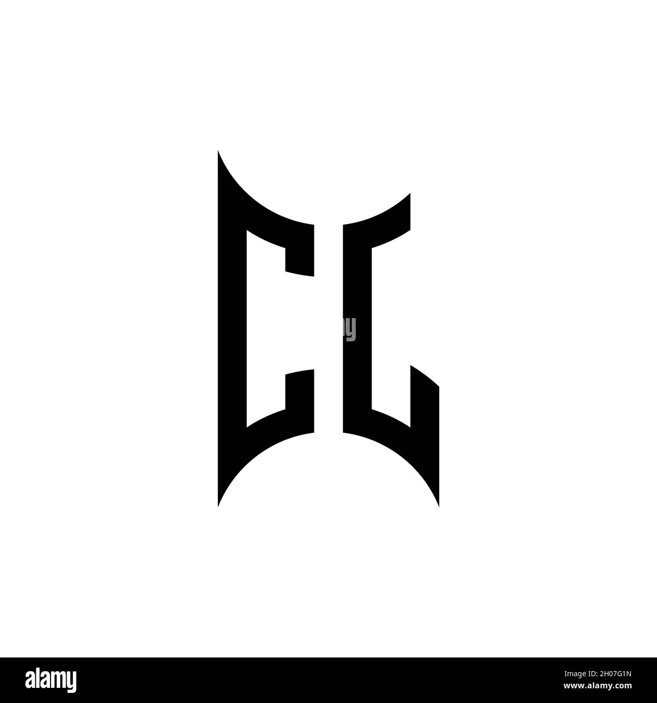 CI Monogram geometric shape style template. Monogram initial design ...