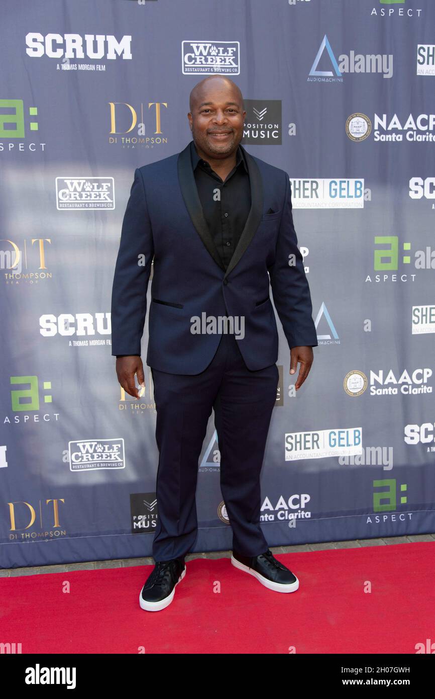Frank McKinney attends Square Zero Films World Movie Premiere of SCRUM ...