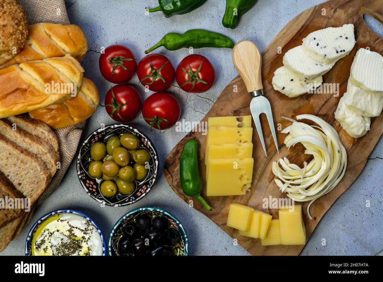 Organic, and fresh delicious traditional Turkish Cheese for a ...