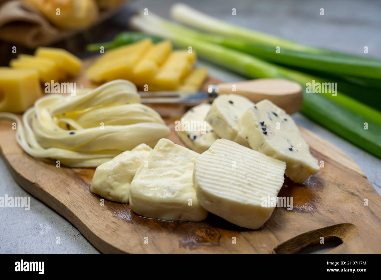 Organic, and fresh delicious traditional Turkish white Cheese for a ...