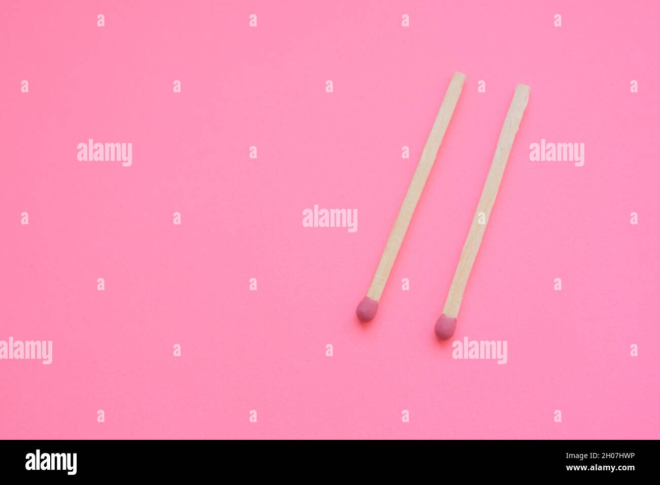 Pink match stick hi-res stock photography and images - Alamy