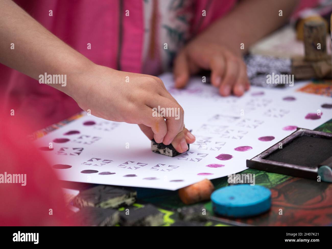 Stamp collecting girl hi-res stock photography and images - Alamy