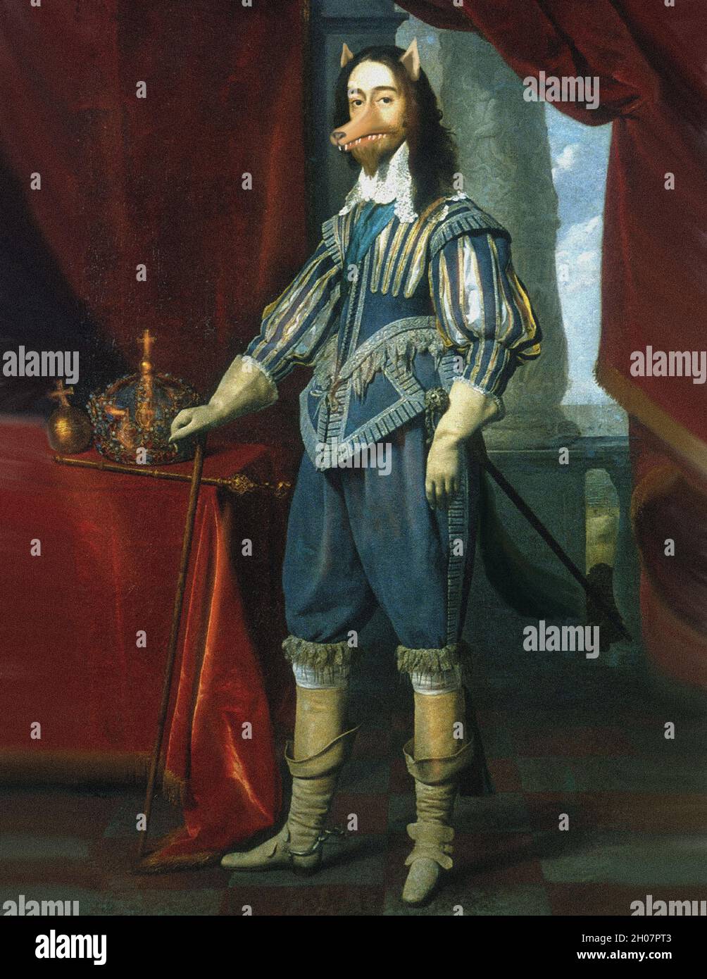 a creepy Tudor Era gentleman or royal morphing into a weird monstrous ...