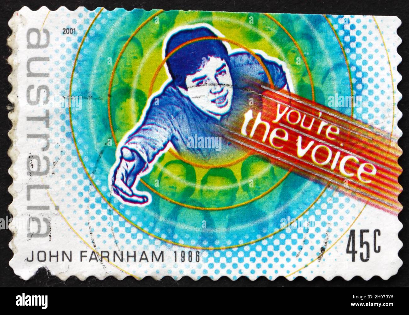 AUSTRALIA - CIRCA 2001: a stamp printed in Australia shows You're the ...