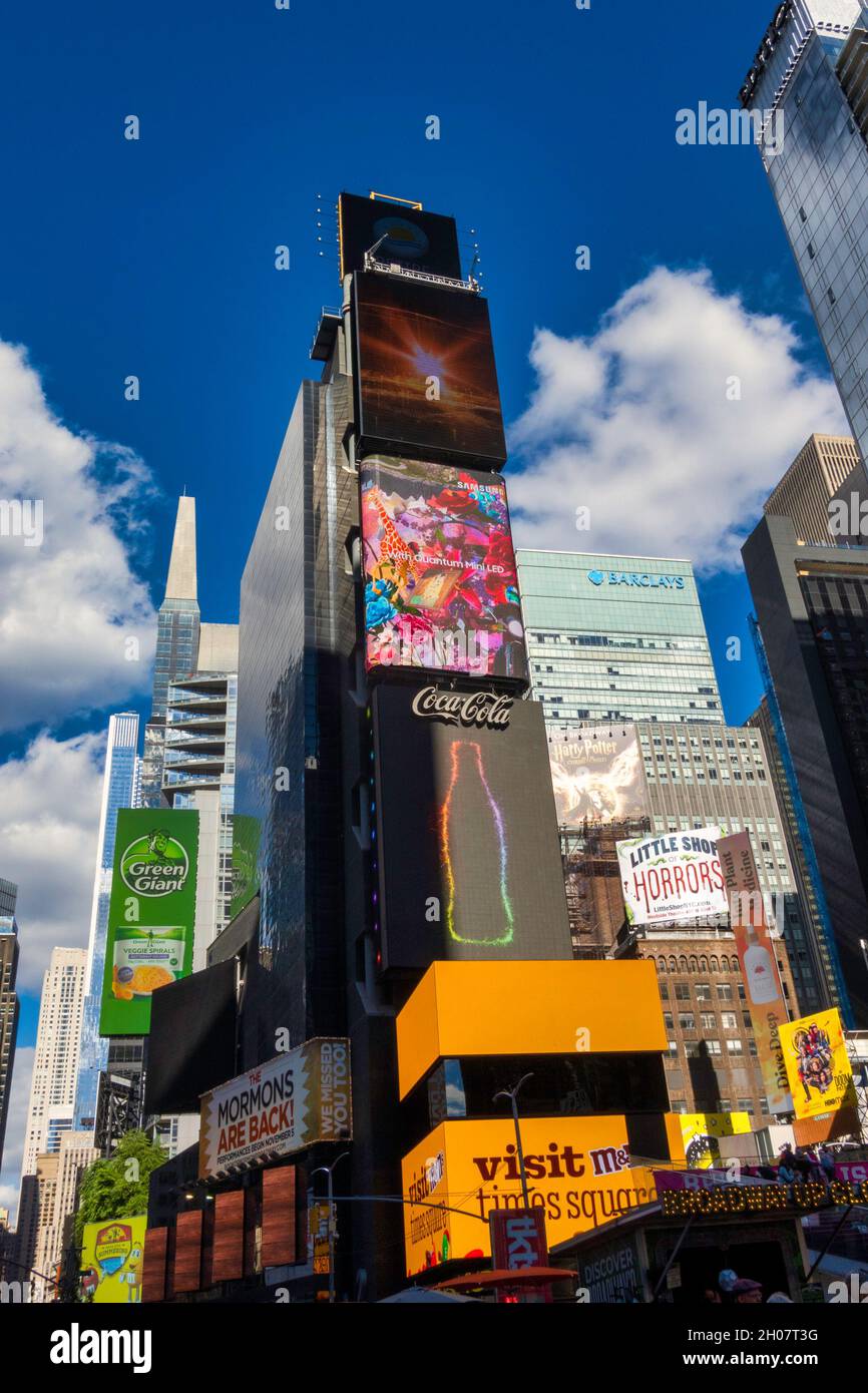 Times Square is an iconic location in New York City, USA Stock Photo ...