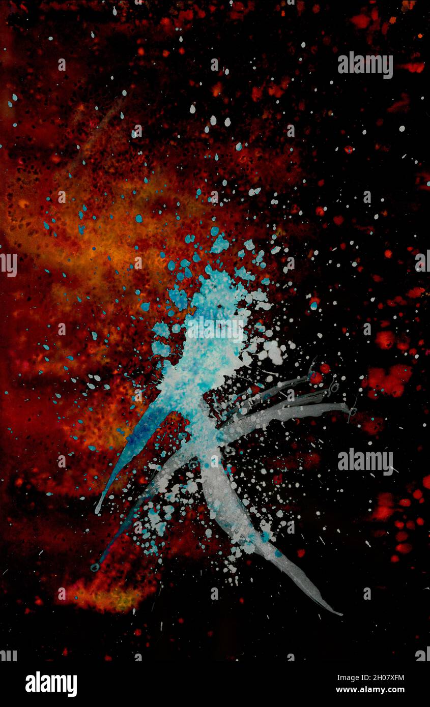 STP Screen Transfer Process - 0011 - Spitting Burd Stock Photo - Alamy