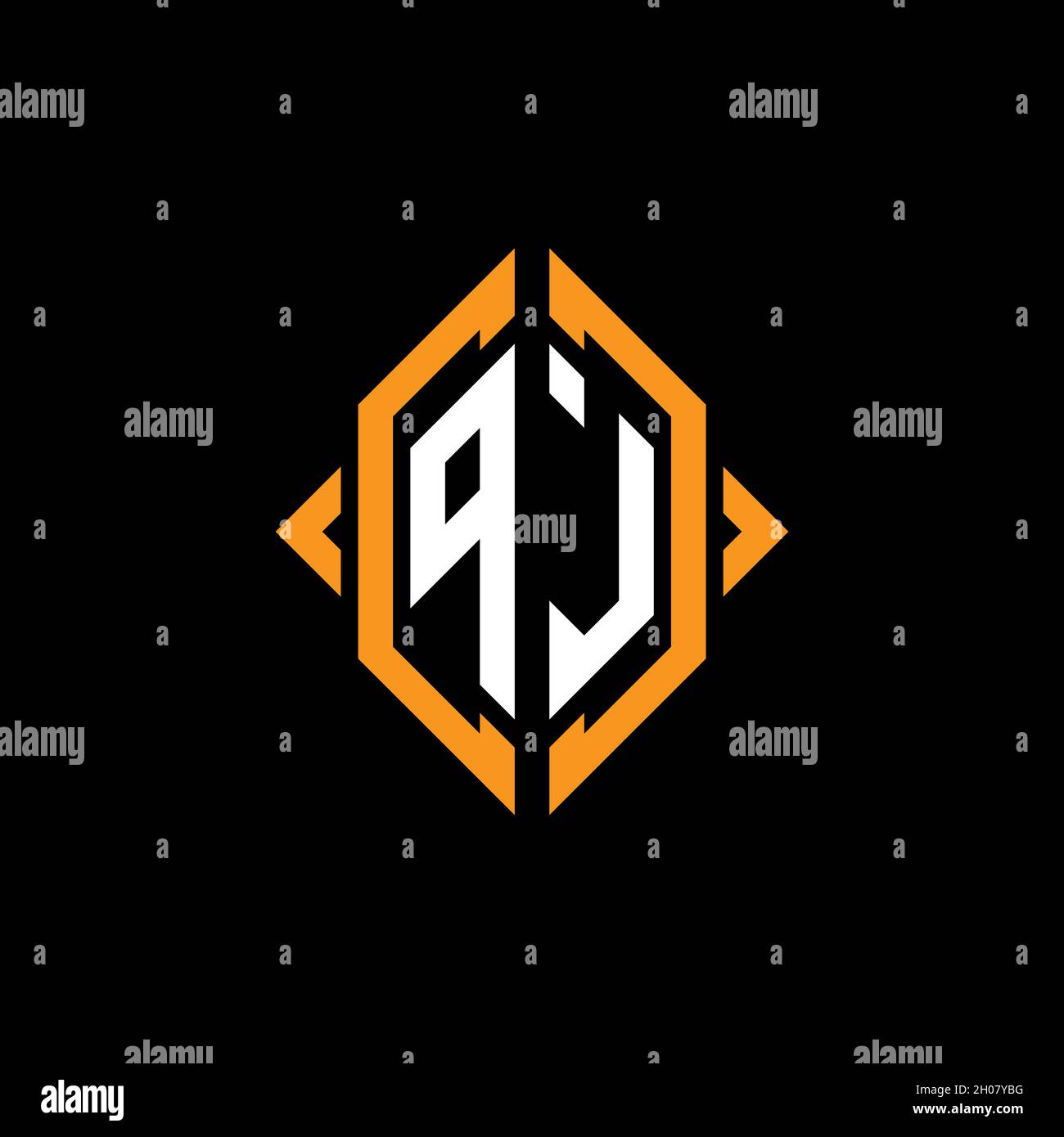 PL Monogram geometric shape style template. Monogram initial design ...