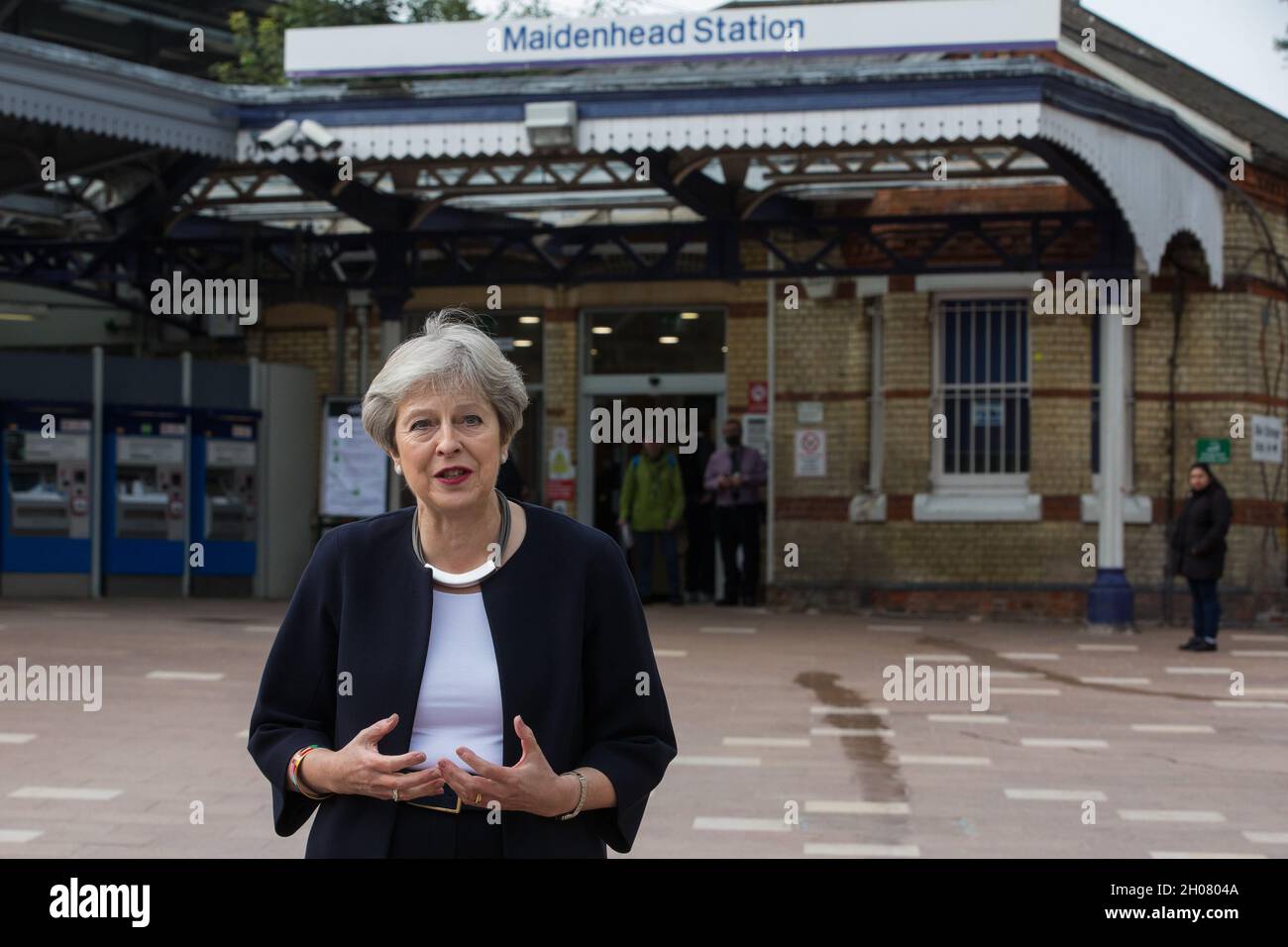 Maidenhead, UK. 11th October, 2021. Theresa May, Conservative MP for ...