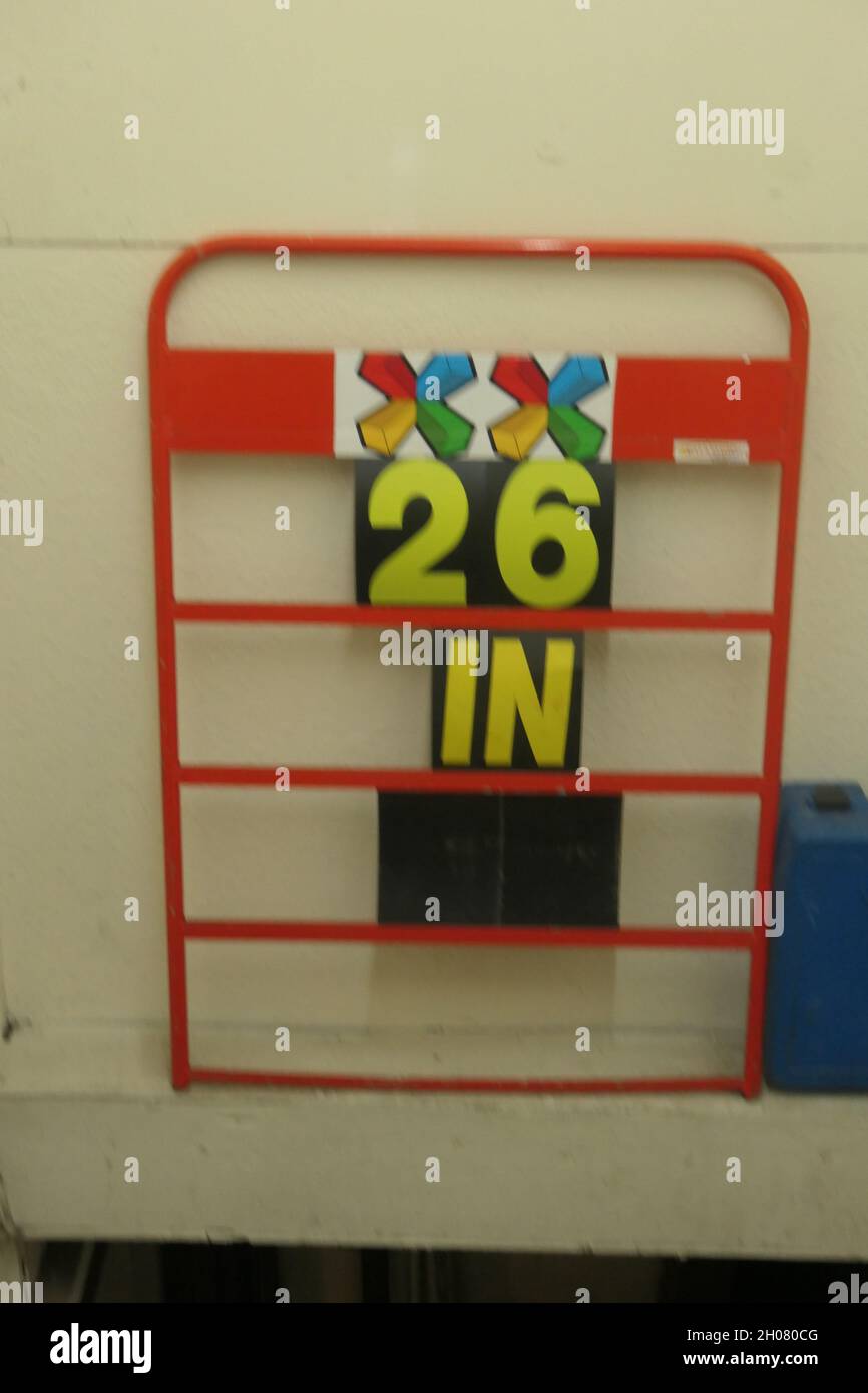 racing sign number numbers chart rail painted red style artwork art ...
