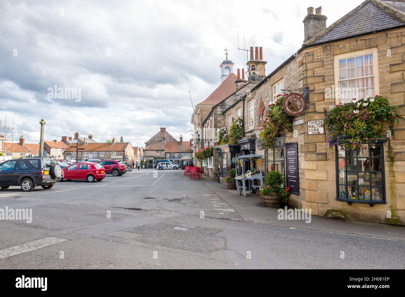The small market town of Helmsley in North Yorkshire, England, UK Stock ...
