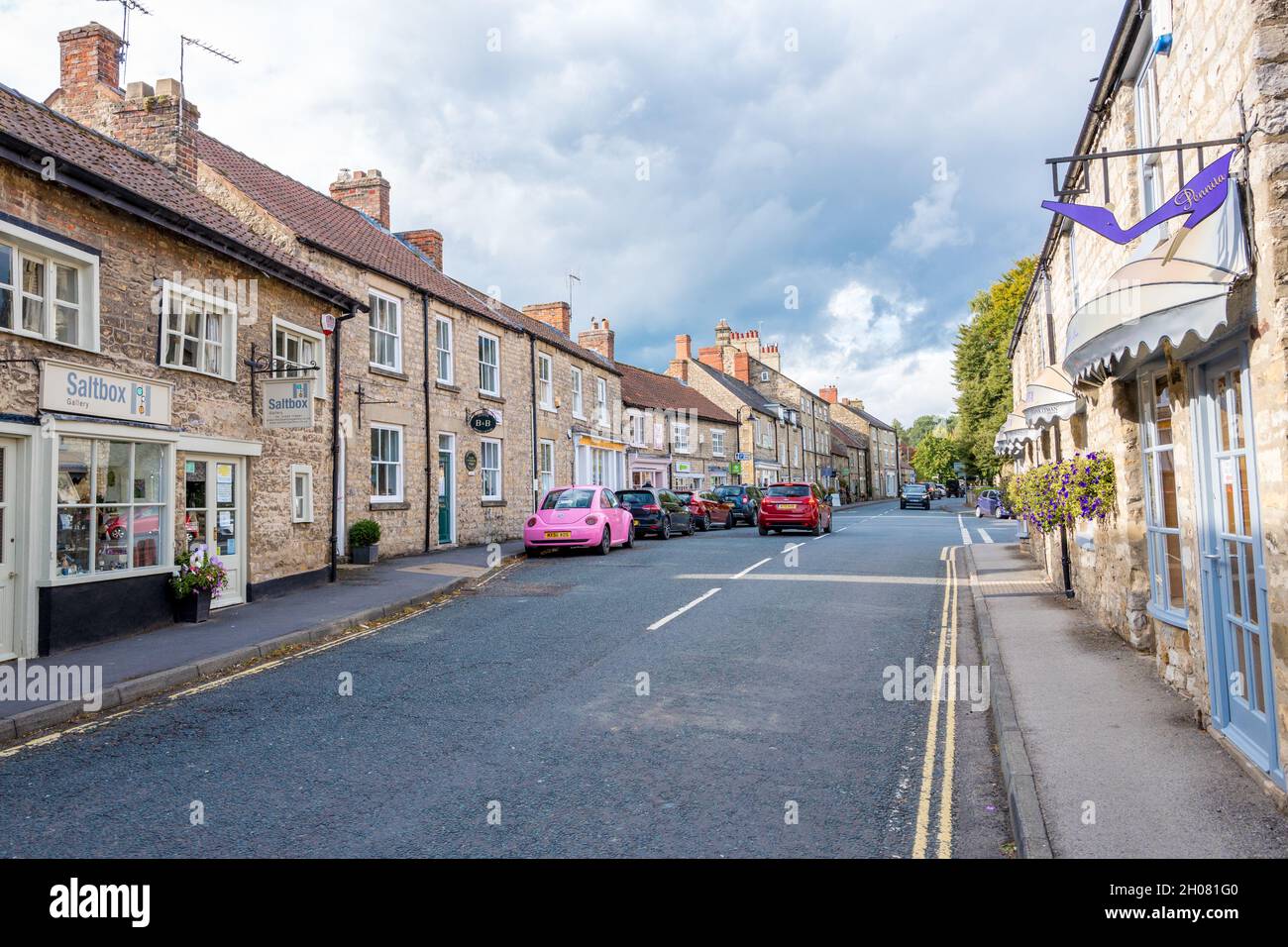 The small market town of Helmsley in North Yorkshire, England, UK Stock ...