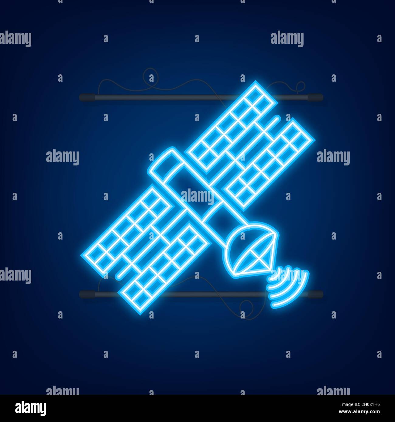 The satellite. Artificial satellites orbiting the planet Earth GPS ...